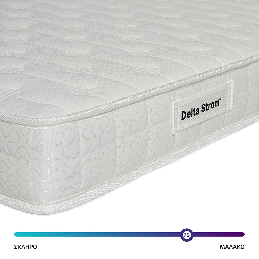 Ανατομικό στρώμα Latex 7 Zone Low 12cm χωρίς ελατήρια με latex core - Delta Strom
